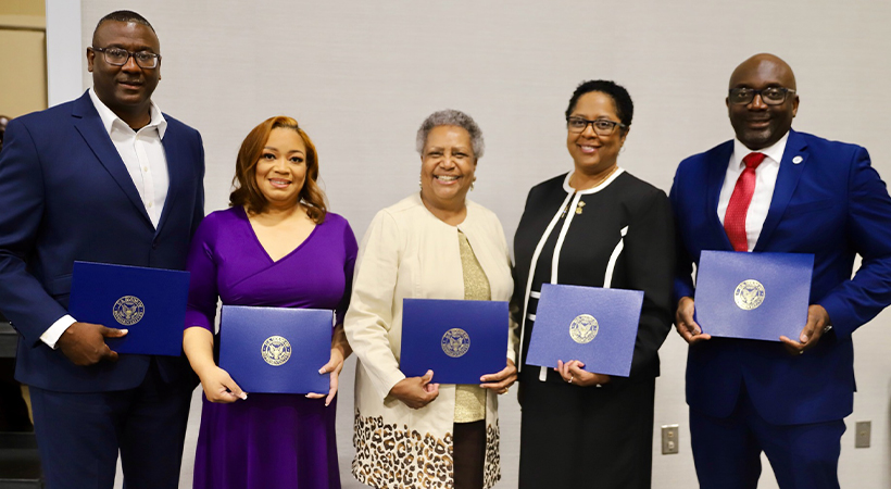 Co-Lin president, staff members honored by U.S. Congressman Bennie ...